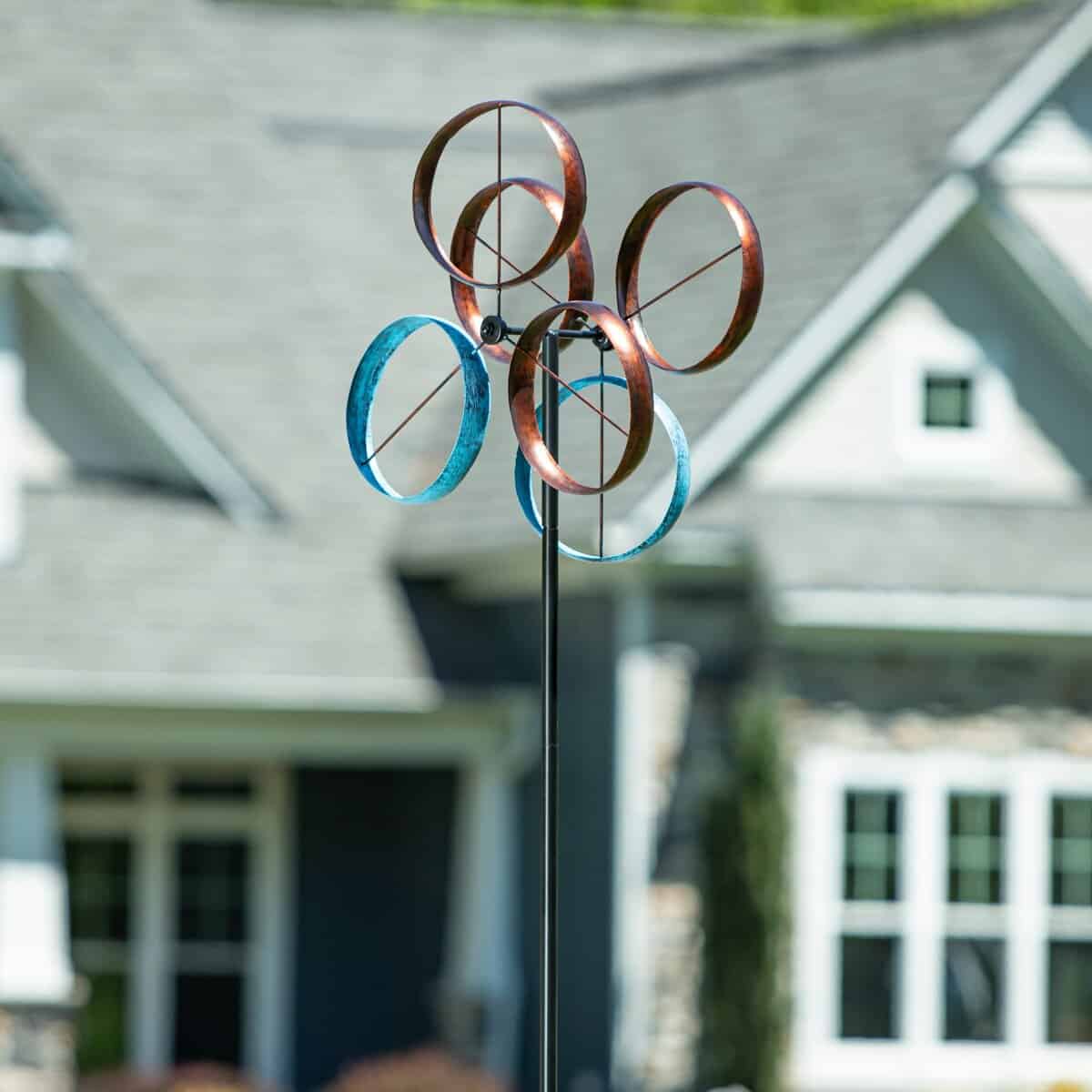 Metal Roundabout Breeze Wind Spinner 72″H – Jupiter Watersports